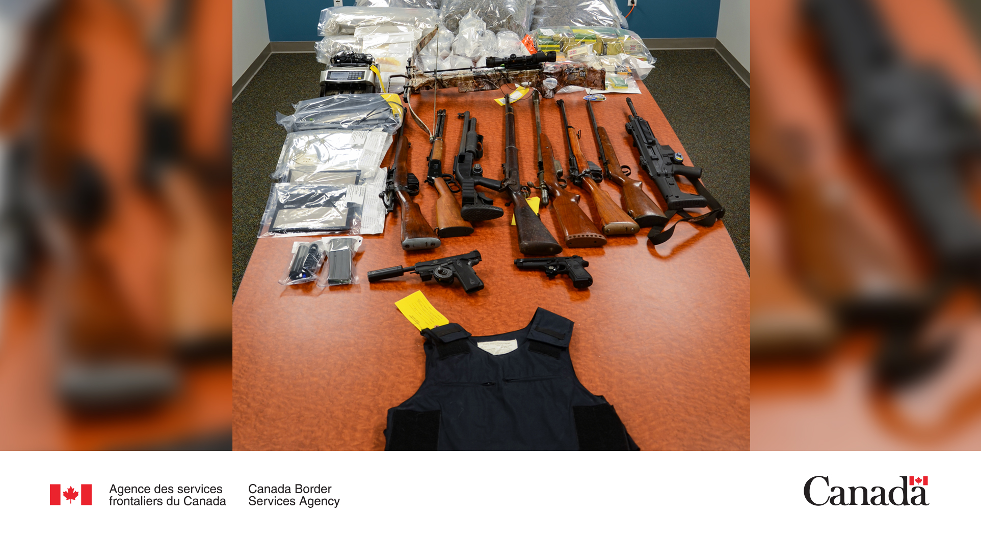 Une enquête conjointe de l’ASFC et de la GRC mène à la saisie d’armes à ...