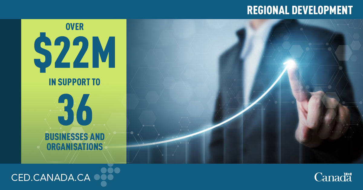 The Government of Canada invests in regional development in Quebec ...