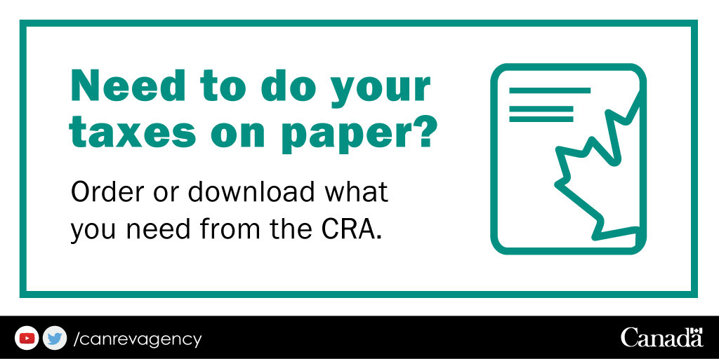 Filing an income tax and benefit return on paper - Canada.ca