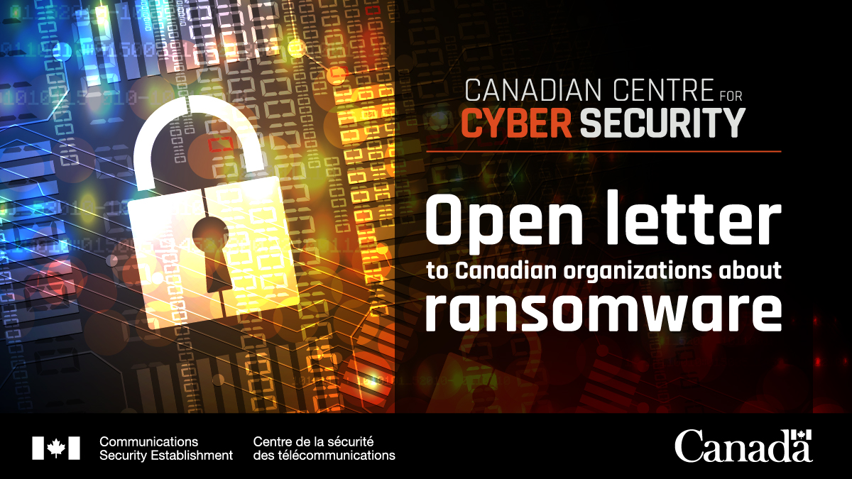 Ministers urge Canadian organizations to take action against ransomware ...