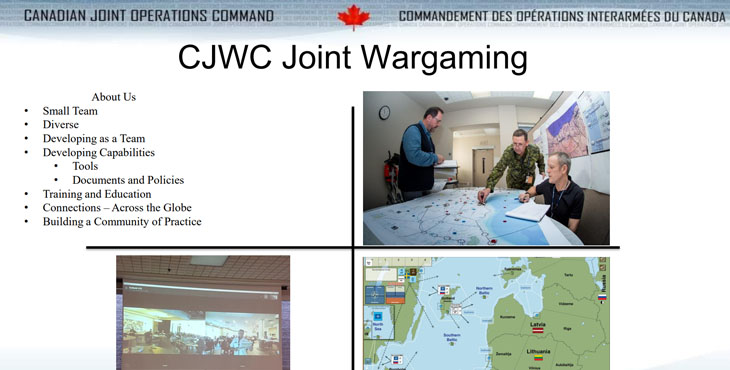 Canadian Joint Warfare Centre – Wargaming - Canada.ca