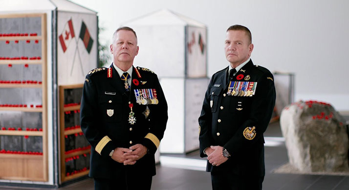 Chief of Defence Staff and CAF Chief Warrant Officer Remembrance Day ...
