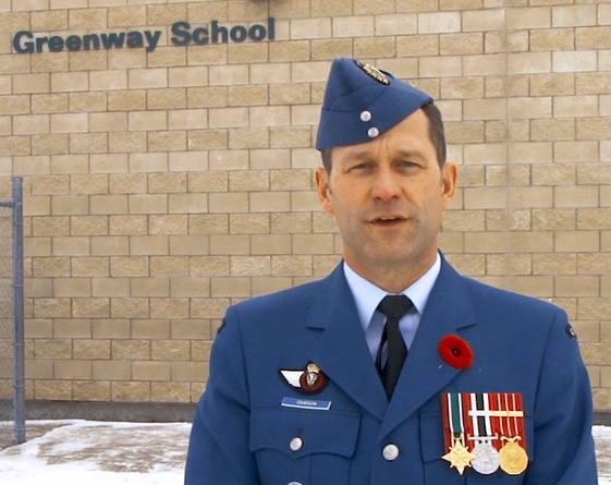 Colonel Eric Charron: Greenway School - Canada.ca