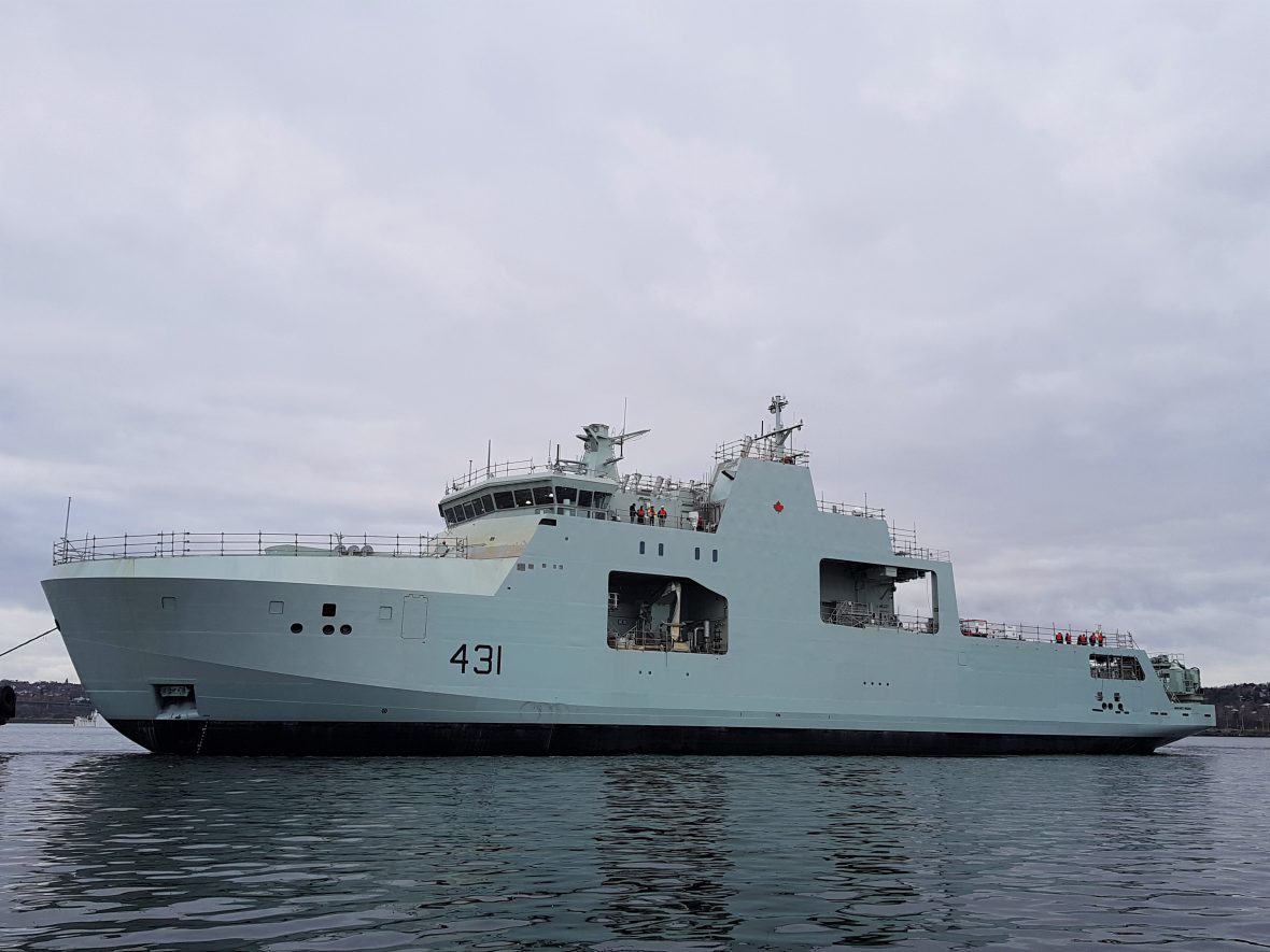 Canada’s second Arctic and Offshore Patrol Ship was launched in Halifax ...