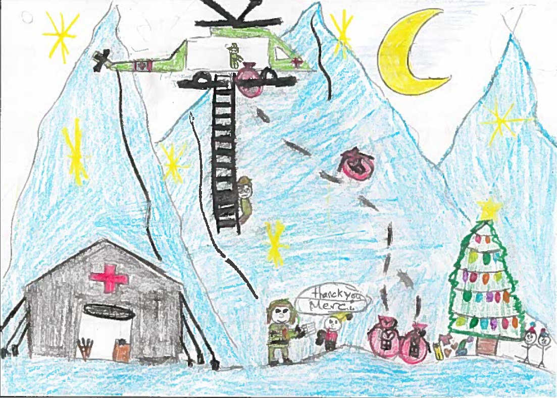 Children of Defence Team members asked to design DM/CDS holiday card ...