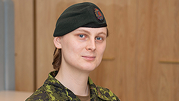 Master-Corporal Bailey Krick proudly shares deployment experience in Europe - Canada.ca