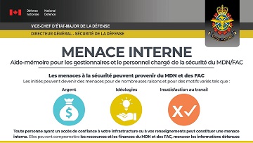 Savez-vous ce qu’est une menace interne ? - Canada.ca