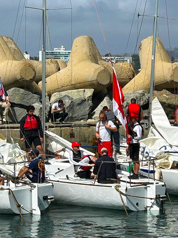 Royal Military College of Canada sailing team participate in Chile’s ...