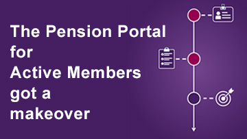 Updated Pension Portal for active members is more intuitive and easier ...