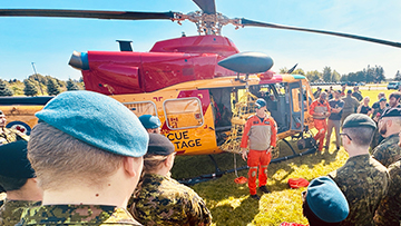 A daring day of demonstrations at the Canadian Forces Leadership and ...