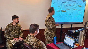 CAFCYBERCOM leads the charge in regional cyber defence with Sarajevo ...