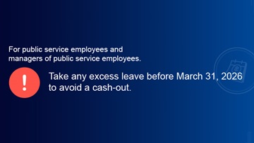 Public service employees: Use your excess leave before March 31, 2026 ...
