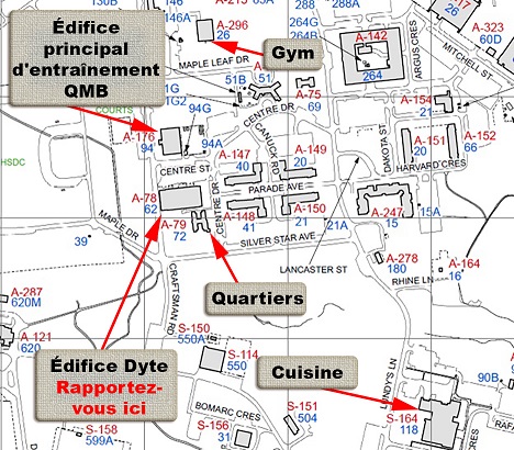 Annexe B Instructions de ralliement QMB/Indications routières - Canada.ca