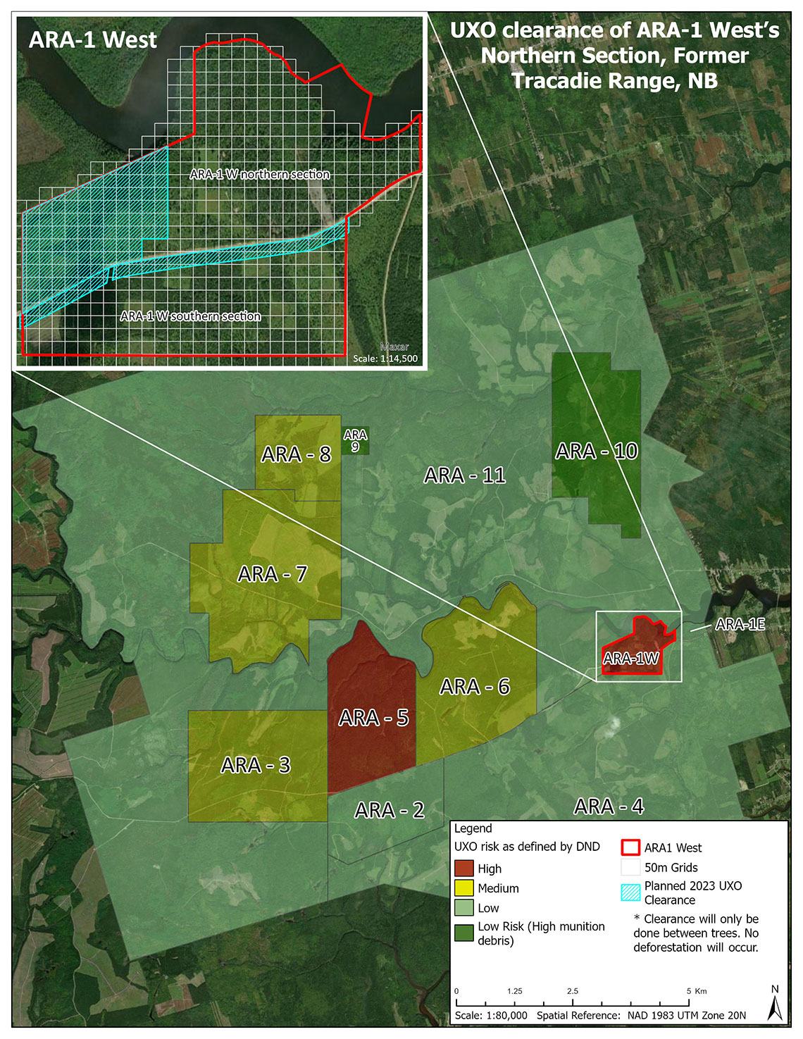 Practicing UXO Safety at the Former Tracadie Range, New Brunswick ...