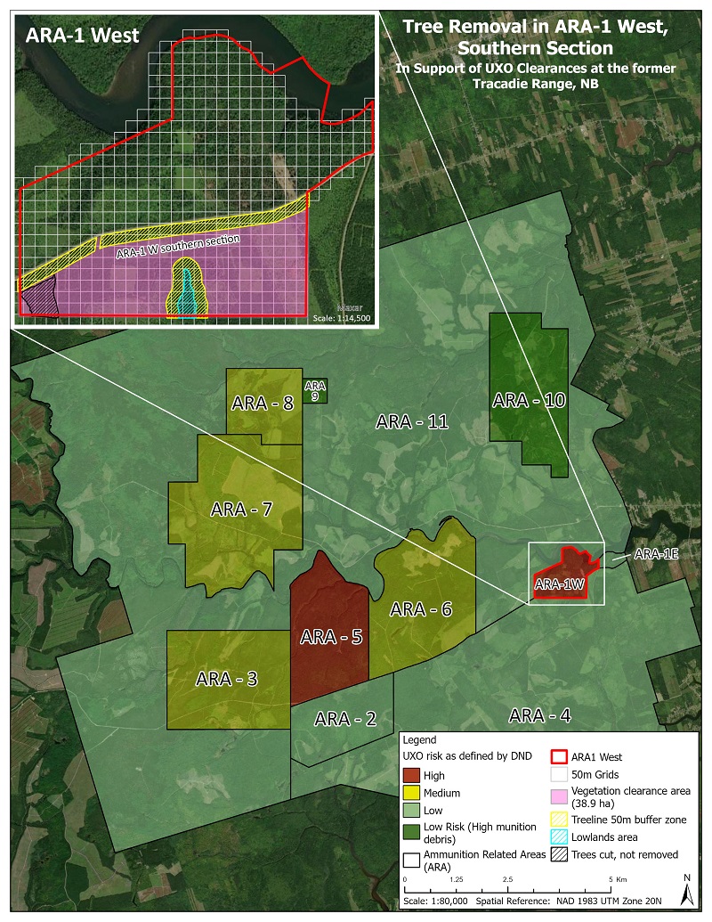 Practicing UXO Safety at the Former Tracadie Range, New Brunswick ...