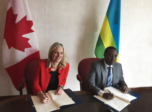 Canada and Rwanda agree to cooperate on environmental protection and ...