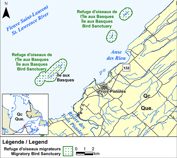 Refuge d’oiseaux migrateurs de l’Île-aux-Basques - Canada.ca