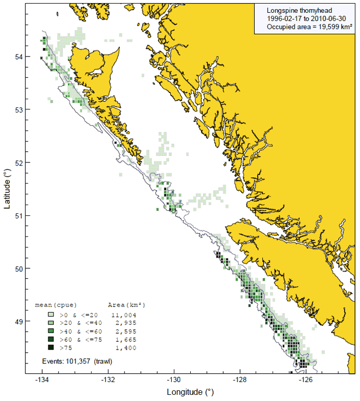 Rougheye and blackspotted rockfish complex and longspine thorny ...