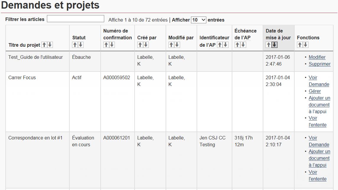 Services en ligne des subventions et contributions : Guide de l ...