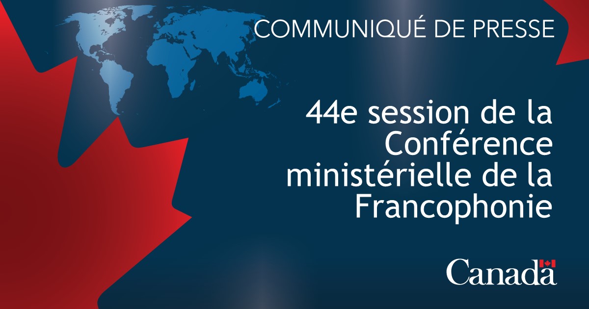 Le secrétaire parlementaire Oliphant participera à la 44e session de la ...