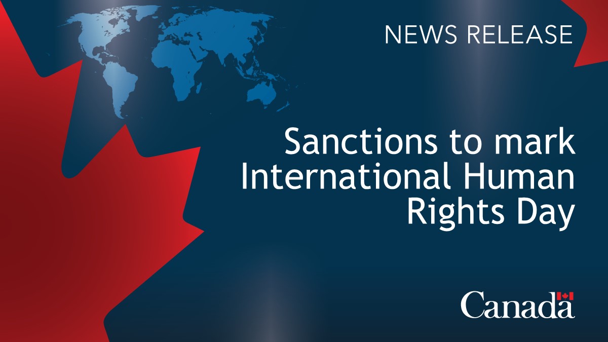 Canada announces sanctions in response to long-standing human rights ...