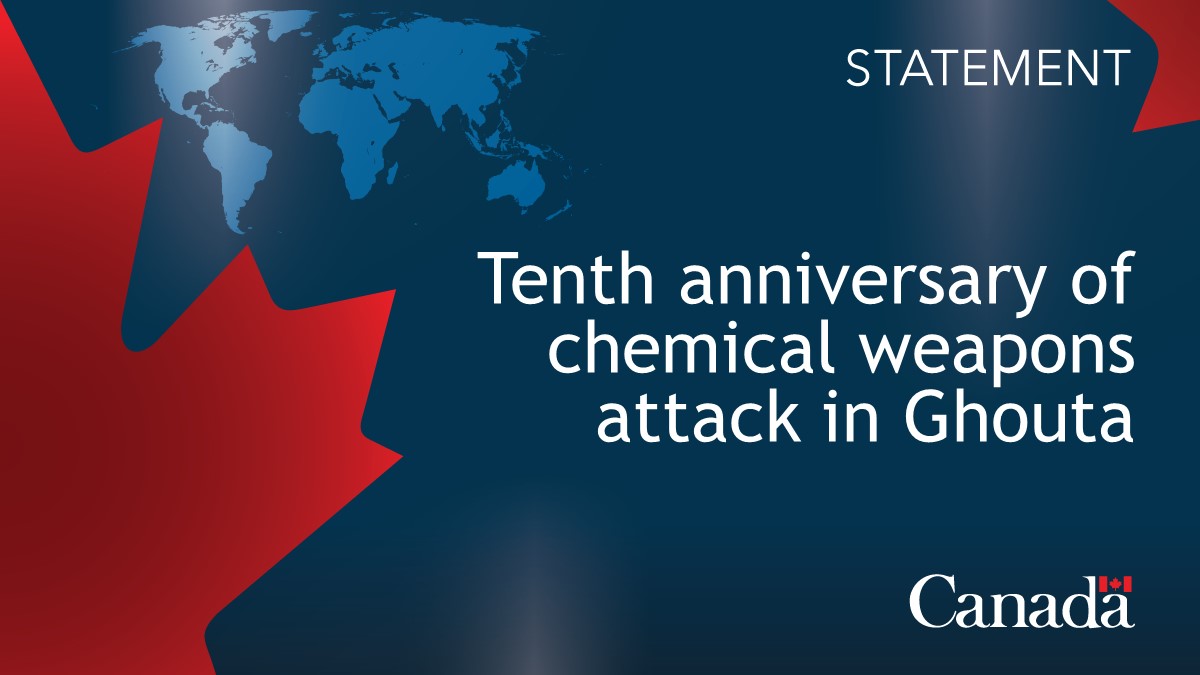 Statement on tenth anniversary of chemical weapons attack in Ghouta ...