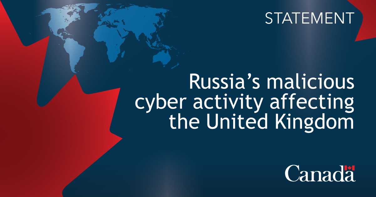 Statement on Russia’s malicious cyber activity affecting the United ...