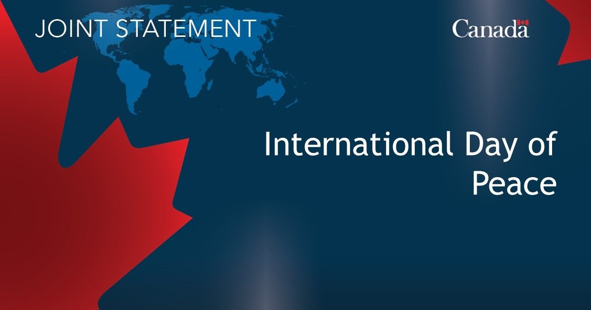 Statement on International Day of Peace - Canada.ca