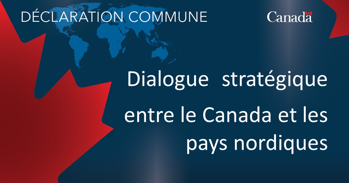 Déclaration conjointe à la suite du Dialogue stratégique entre le ...