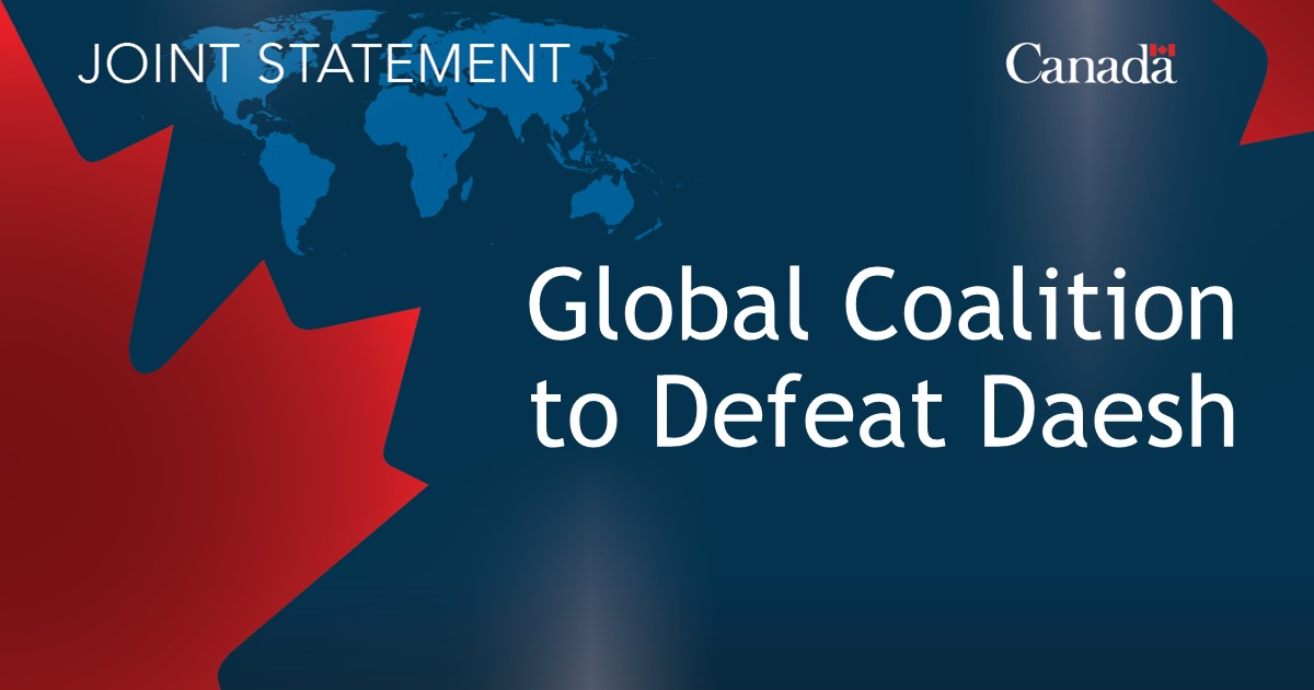Joint Statement by Ministers of the Global Coalition to Defeat Daesh ...