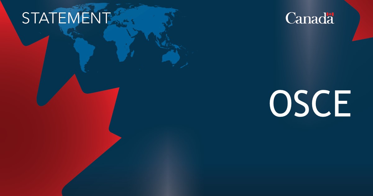 Statement on European security and the OSCE’s 50th anniversary - Canada.ca