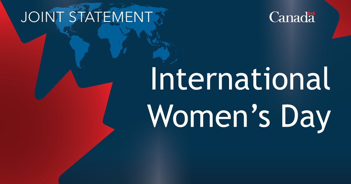 Statement on International Women’s Day - Canada.ca