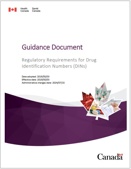 Guidance Document: Regulatory Requirements for Drug Identification ...