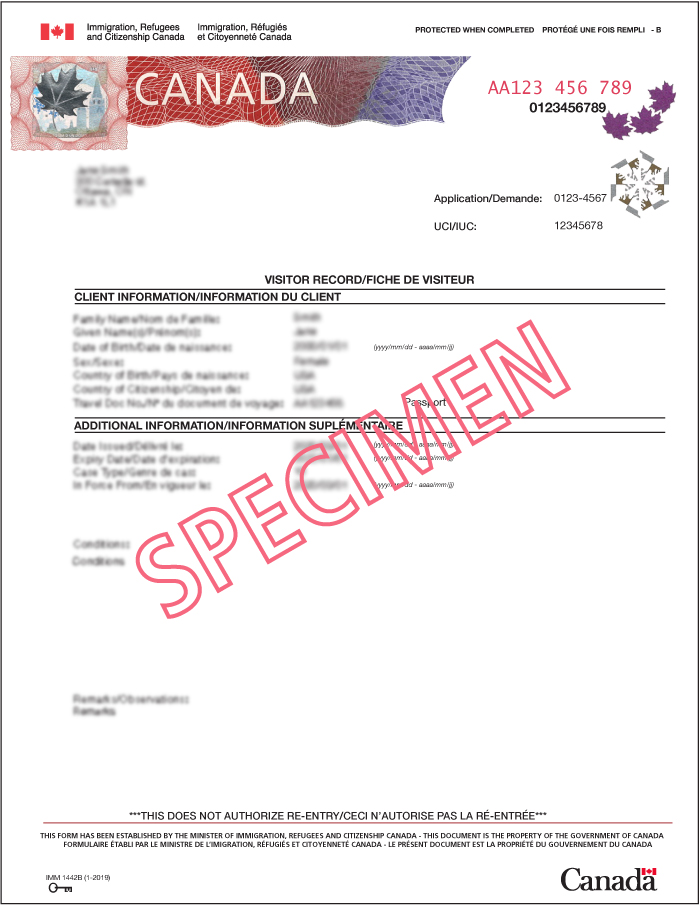 Types Of Immigration Status Documents Canada ca