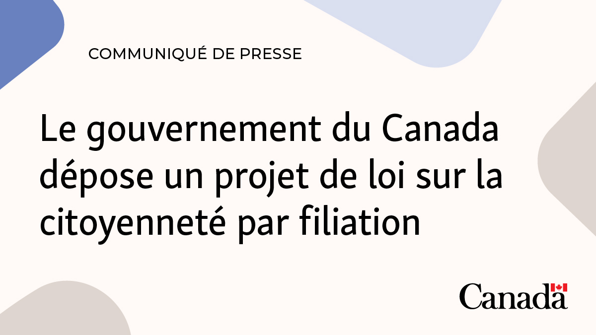 Projet de loi C 71 : Loi modifiant la Loi sur la citoyenneté (2024 ...