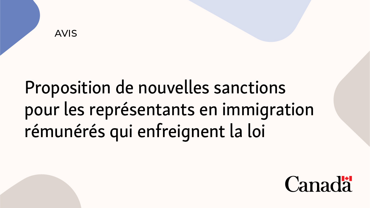 Proposition de nouvelles sanctions pour les représentants en ...