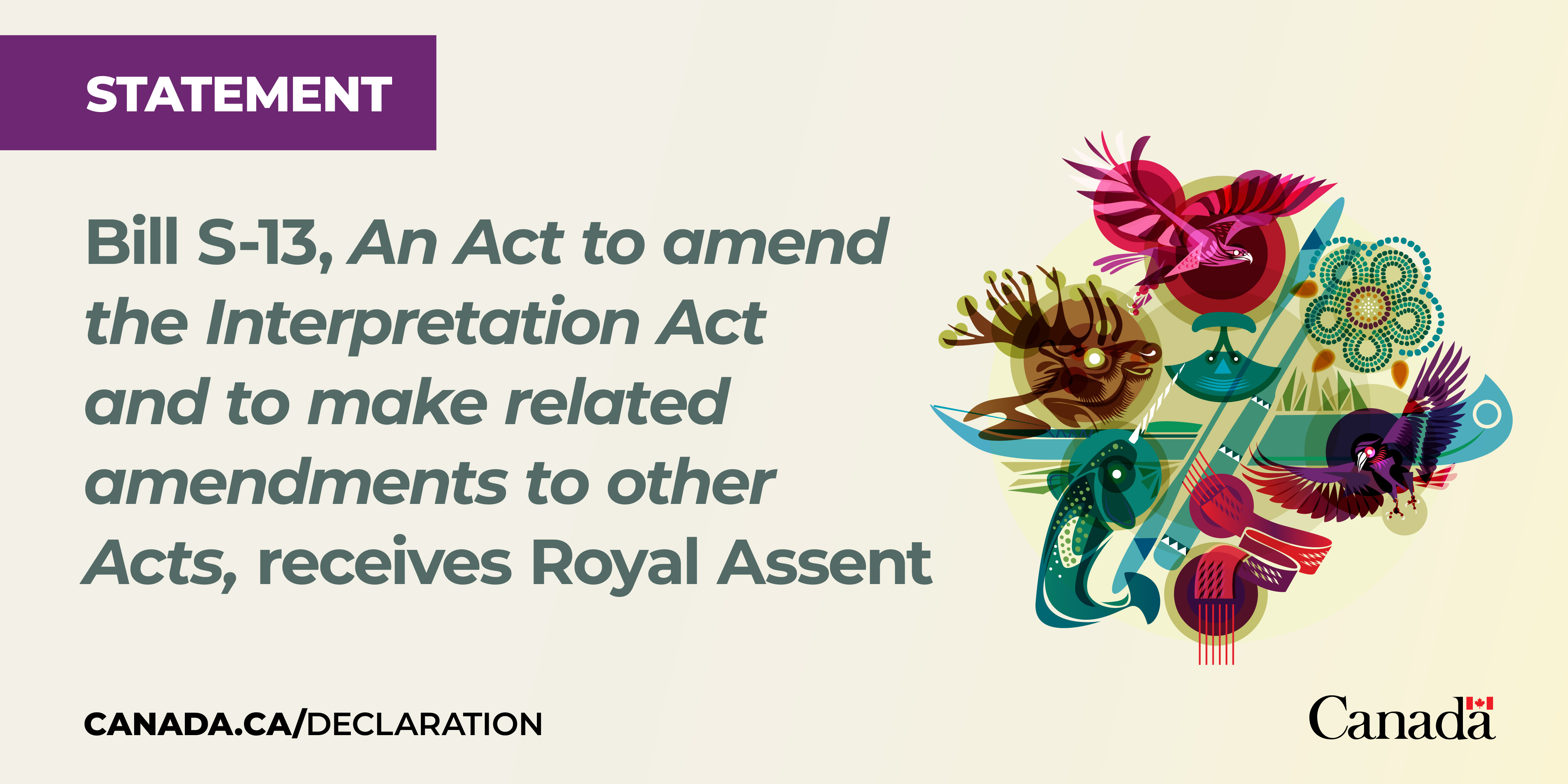 Statement by Minister Virani on the passing of Bill S-13 and ...