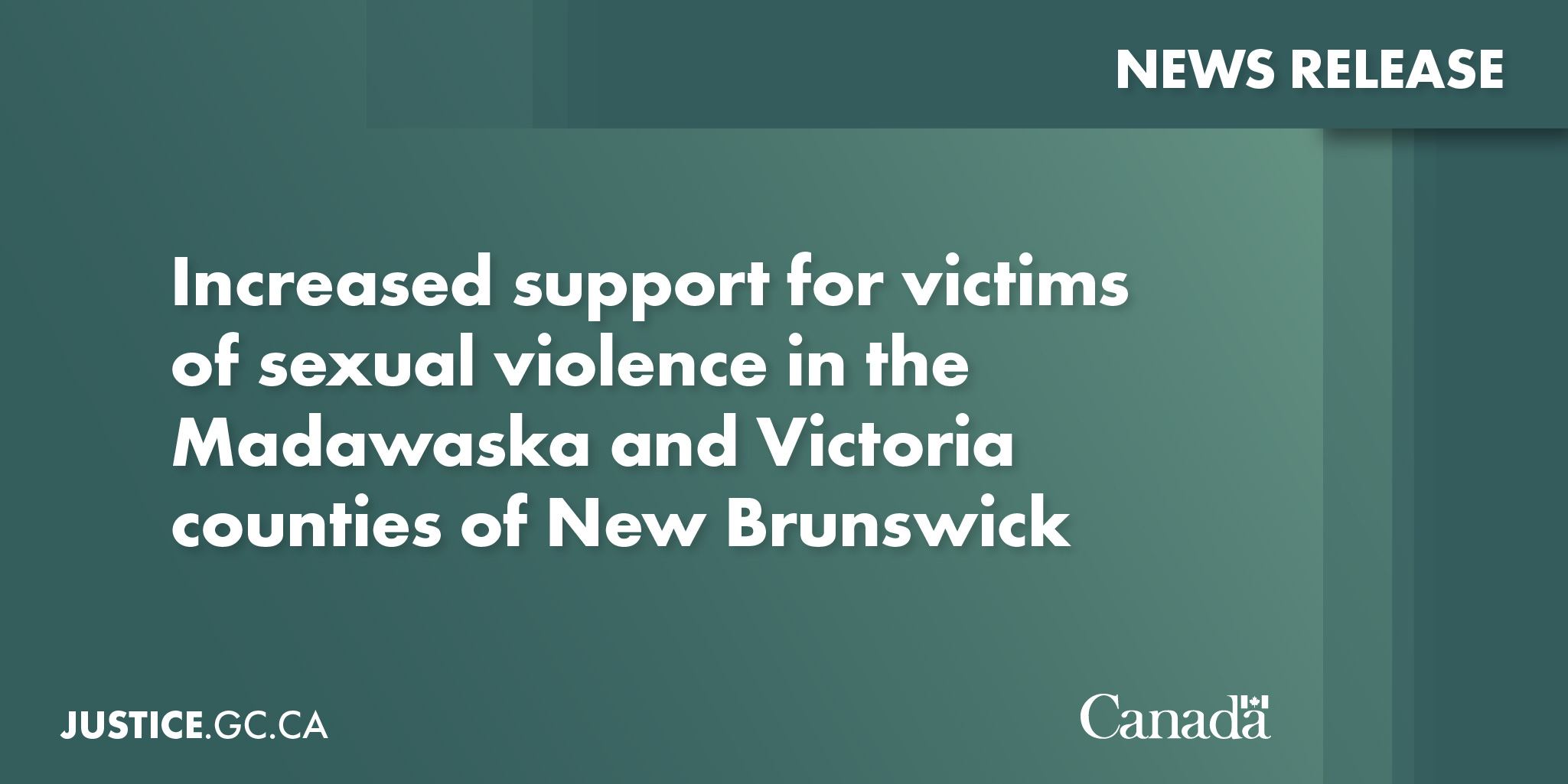 Increased support for victims of sexual violence in the Madawaska and ...
