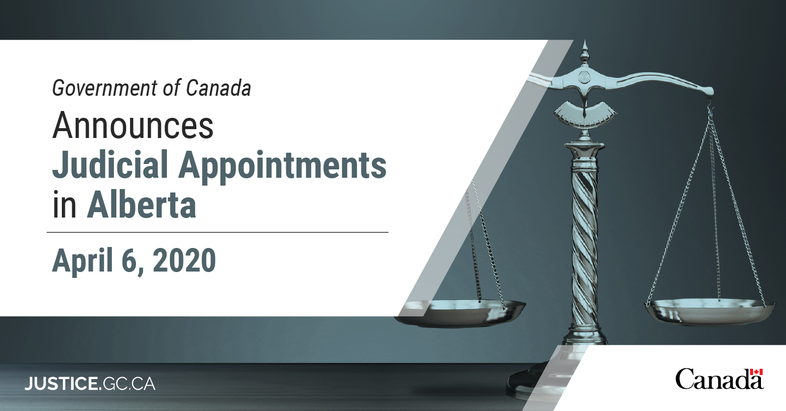Government of Canada announces judicial appointments in the province of ...