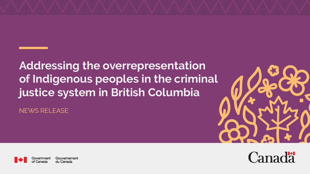 Addressing the overrepresentation of Indigenous peoples in the criminal ...