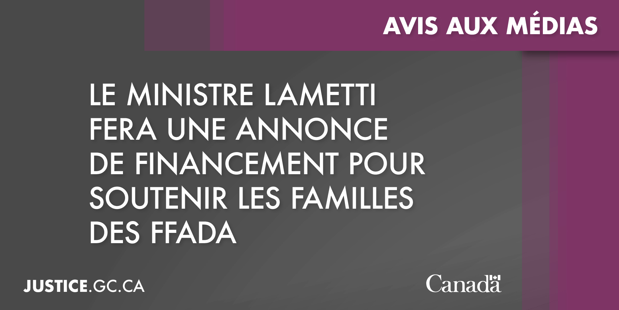 Le ministre Lametti fera une annonce de financement pour soutenir les ...