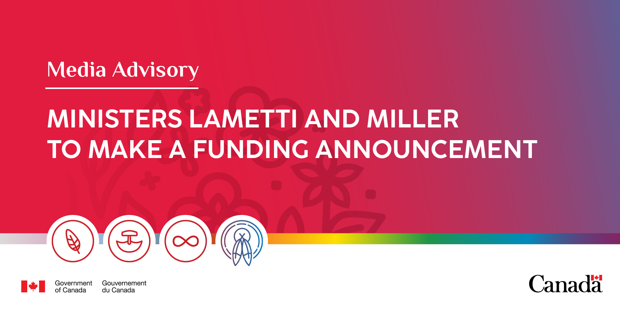 Ministers Lametti and Miller to Make a Funding Announcement - Canada.ca