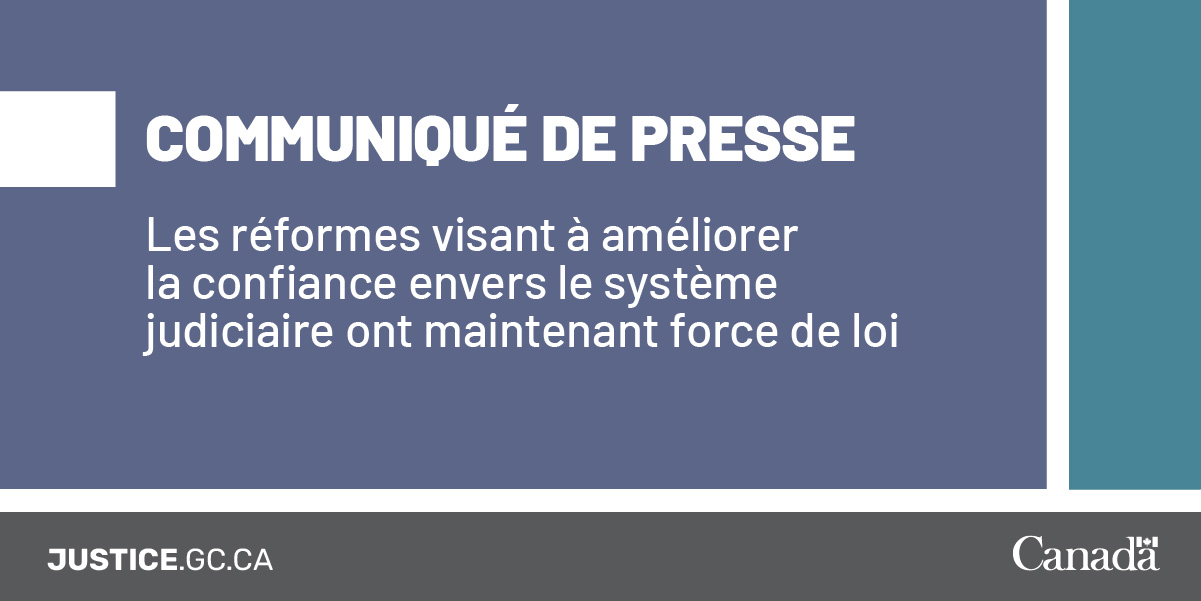 Les réformes visant à améliorer la confiance envers le système ...