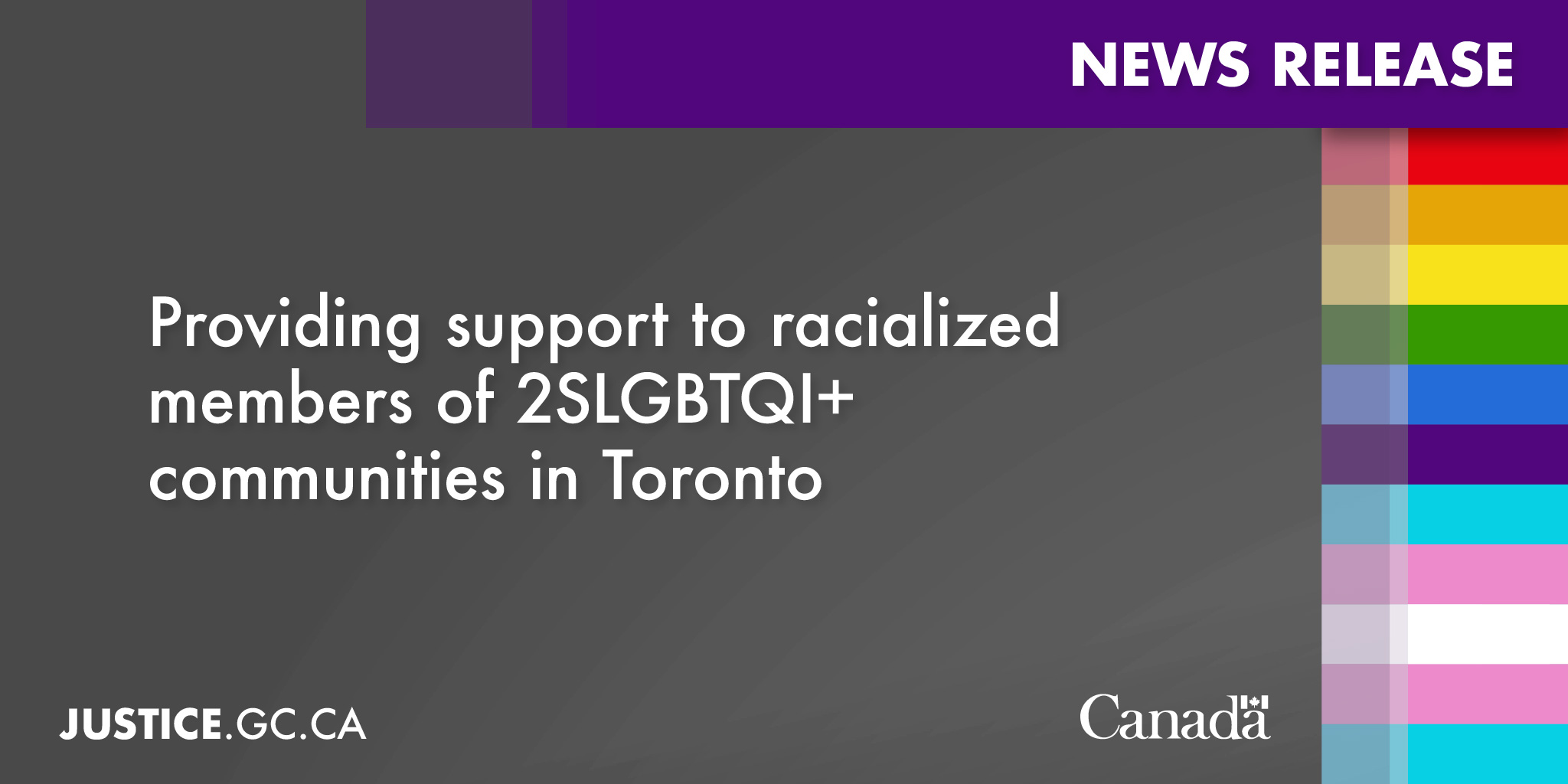 Providing support to racialized members of 2SLGBTQI+ communities in ...