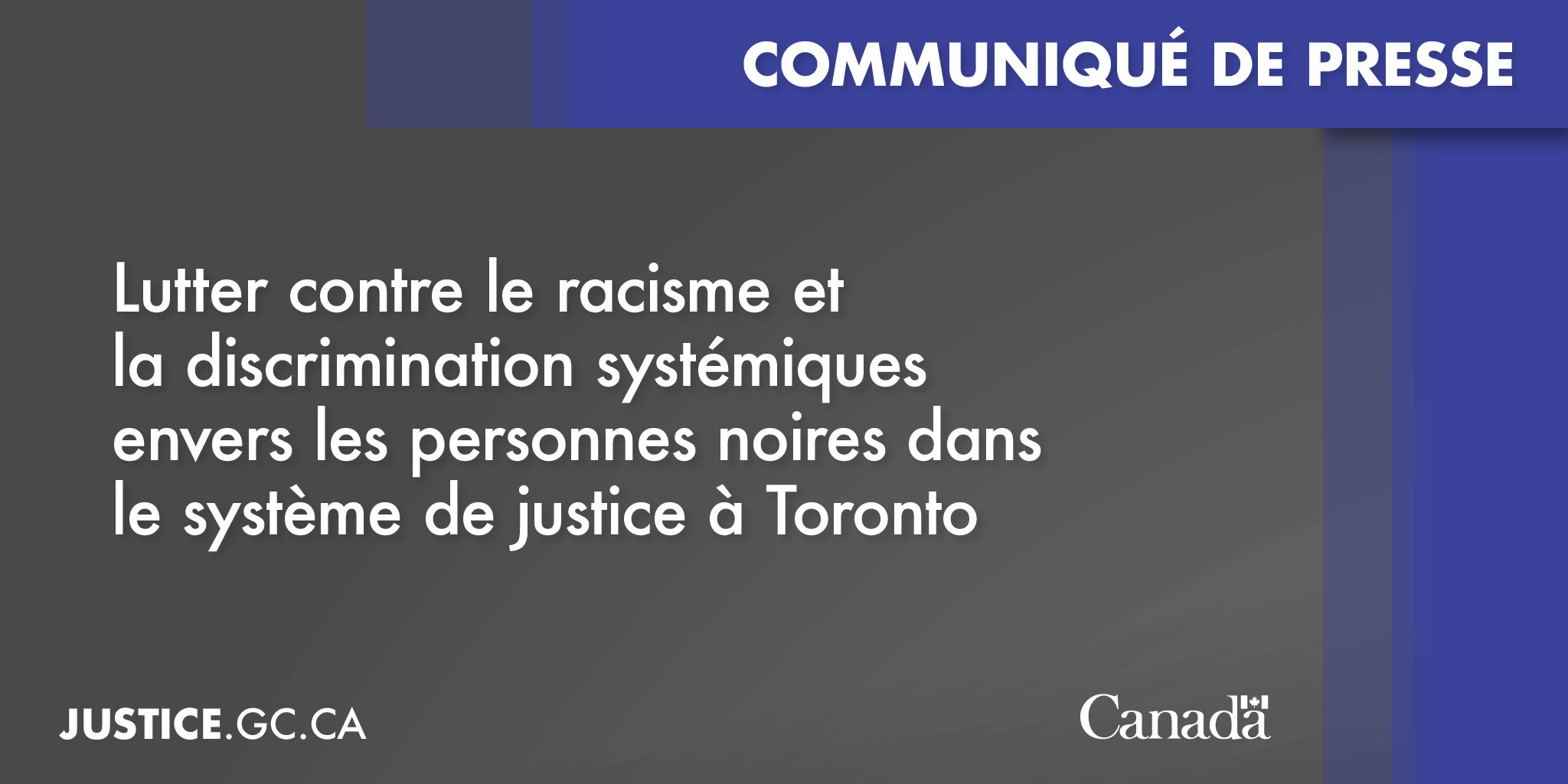 Lutter contre le racisme et la discrimination systémiques envers les ...