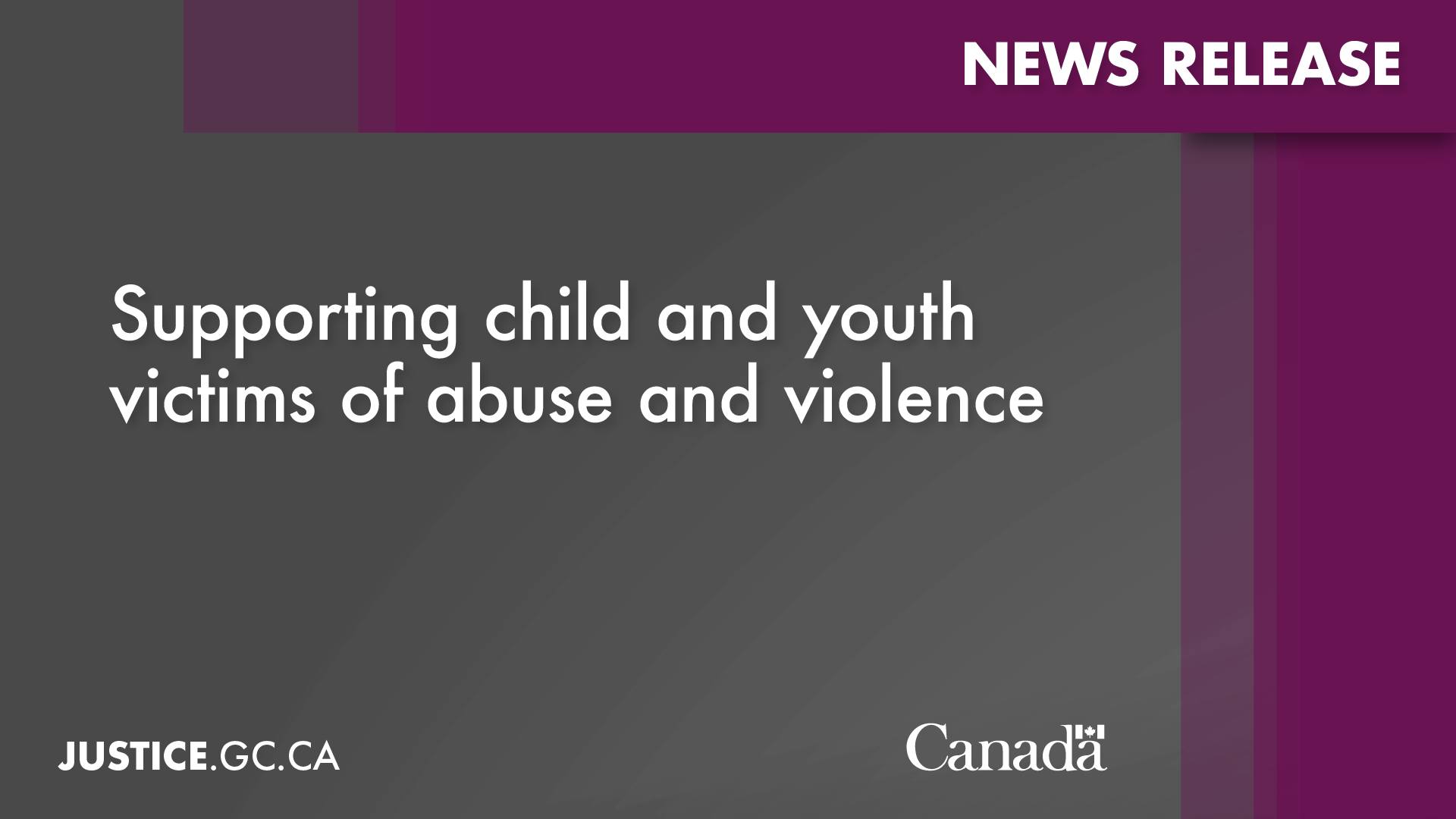 Increased federal support in Alberta for child and youth victims of ...