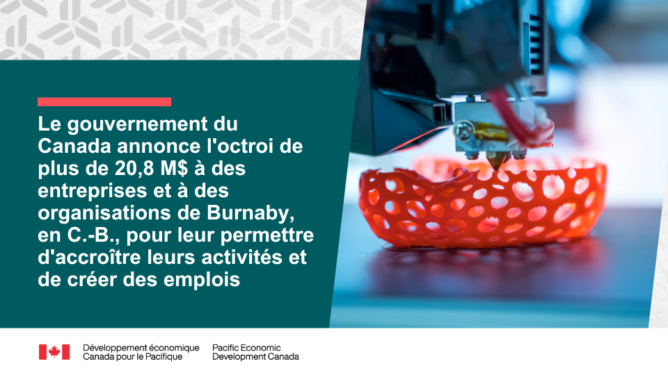 Le gouvernement du Canada annonce l'octroi de plus de 20,8 millions de ...