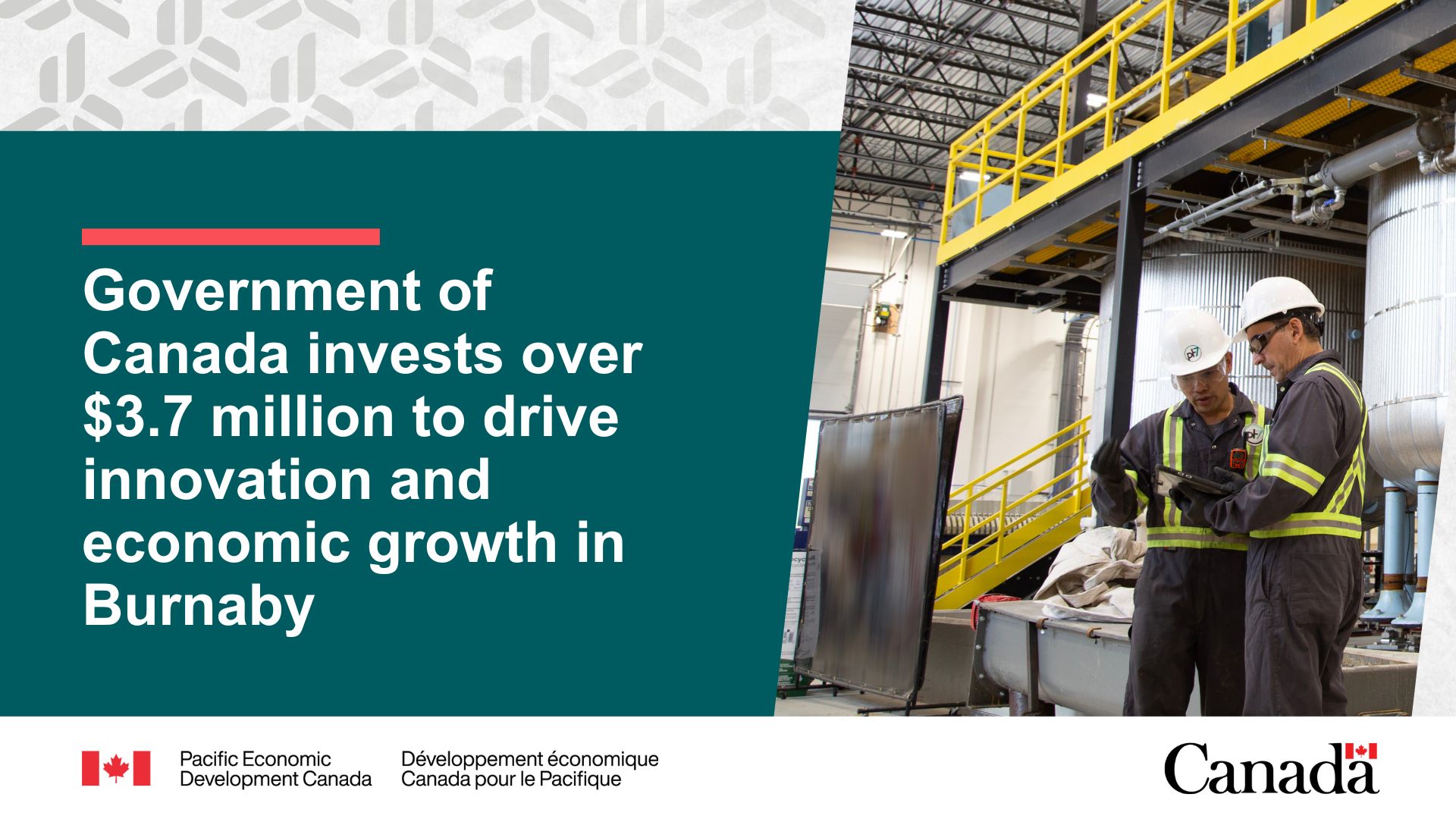 Government of Canada invests over $3.7 million to drive innovation and ...