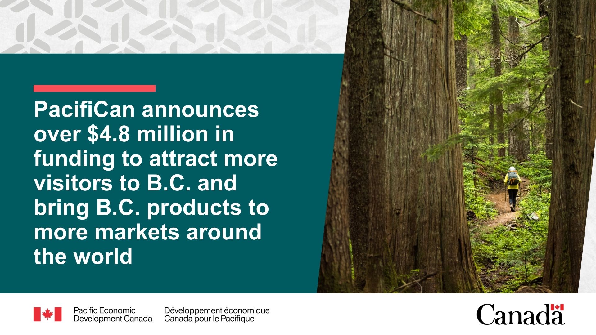 PacifiCan announces over $4.8 million in funding to attract more ...