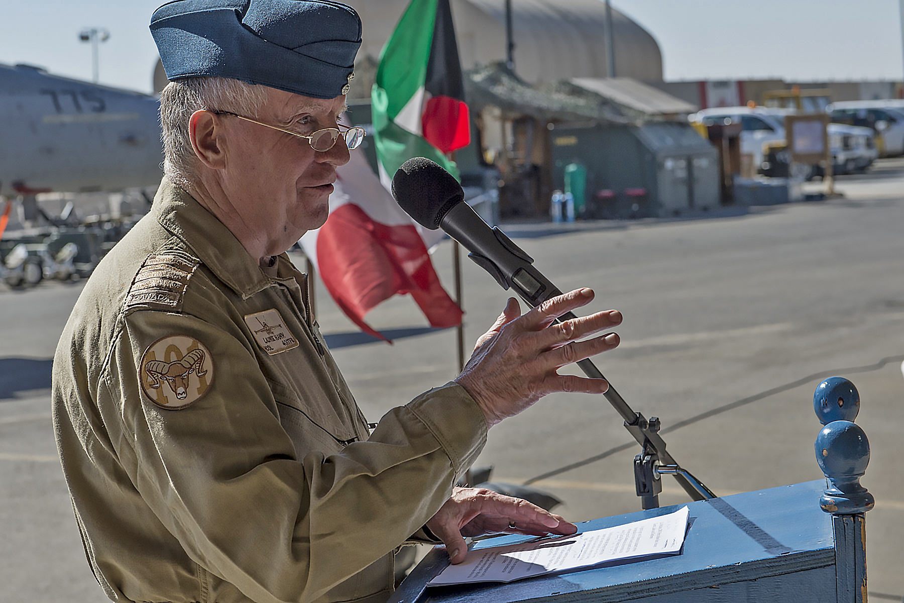 401 Tactical Fighter Squadron welcomes Honorary Colonel Laurie Hawn ...